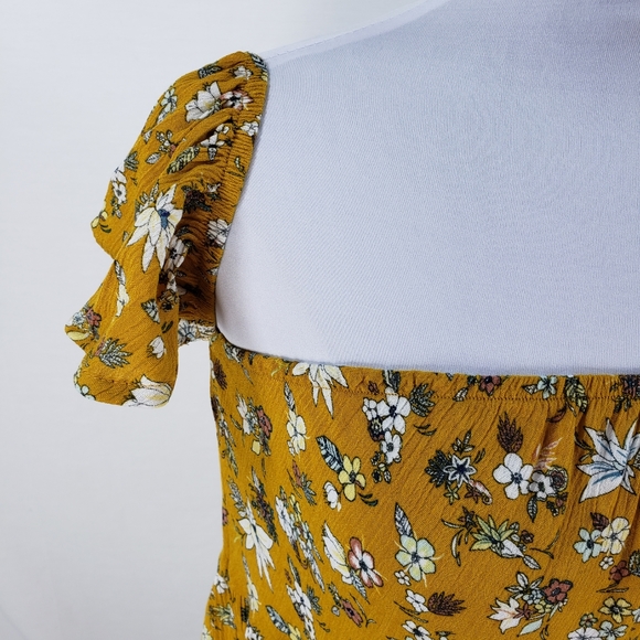 Mossimo Supply Co. | Dresses | Mossimo Dress Or Long Blouse Top Gold ...